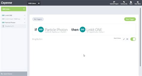 Getting Started With Particle Photon Projects Made With Cayenne