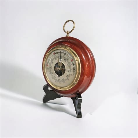 Barometer 1 Brass Glass Wood Catawiki