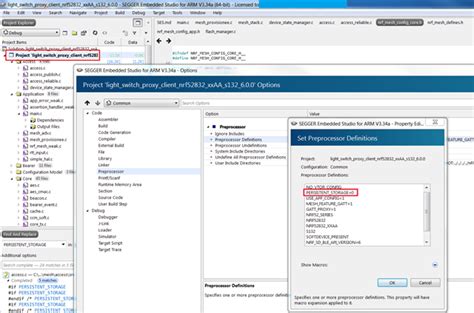 Encountered These While Trying Out Light Switch Proxy Example In Mesh Sdk Nordic Qanda Nordic