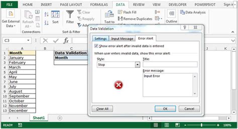 Copying And Pasting Validation List Only In Microsoft Excel