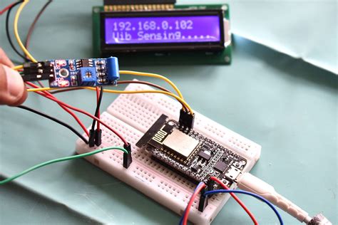 Iot Cloud Web Server Based Vibration Monitor And Email Notification