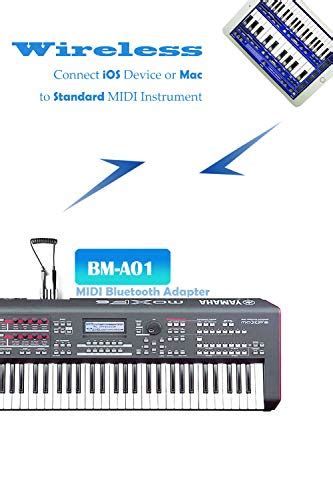 HXW BM A01 Wireless MIDI Adapter 5 PIN DIN MIDI Bluetooth Adaptor For MacOS IOS Device Pricepulse