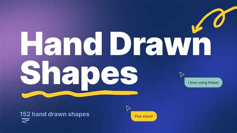 Hand Drawn Shapes 152 Hand Drawn Arrows Underlines Circles And More