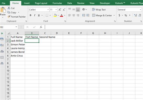 Split Names In Excel Sheet Quick And Easiest Way