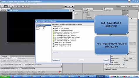 How To Build Unity3d Game On Android Emulator Youtube
