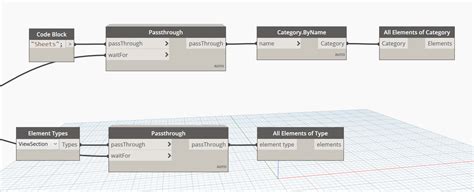 Multiple Operations In One Script Revit Dynamo