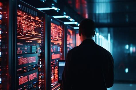 Premium Ai Image Engineers And Programmers Use Data Analytics Network