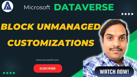 Block Unmanaged Customizations Microsoft Dataverse Dataverse