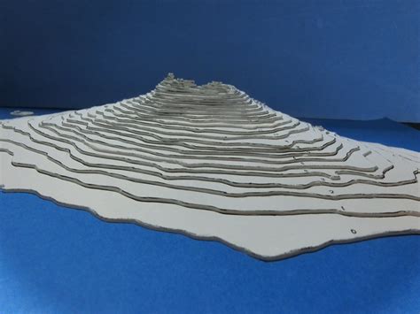 日々是学び也 量産型地形模型110 タンボラ火山