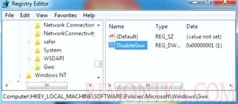 Уведомление о переходе на Windows 10 РЕМОНТКА