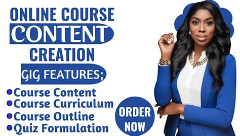 Create Online Course Content Creation Course Development Course