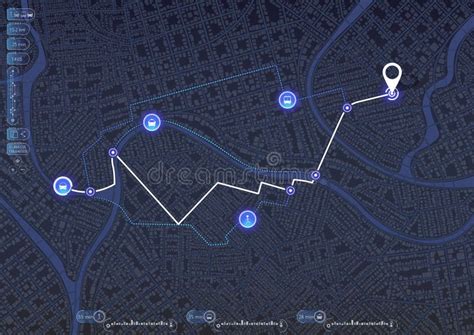 Location Tracks Dashboard Navigation For Obtaining Data On Distance