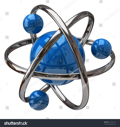 3d Illustration Of Atom Isolated On White Background 117221197 Shutterstock