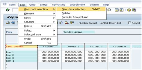 Vendor Aging Analysis Through SAP Report Painter SAP Community