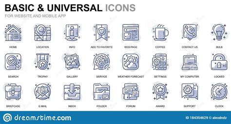 Basic Line Flowchart Symbol With Meanings To Create The Flowchart Vector Illustration