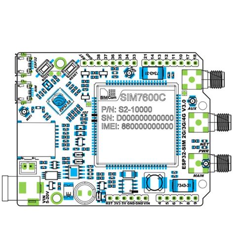 Kit Wifi Esp32 S3 Sim7600ce M1s Ahtlab