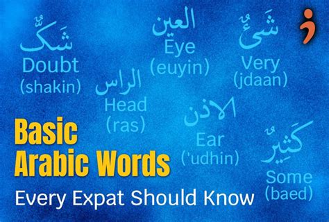 58 Basic Arabic Words Every Expat Should Know Pursueit Blogs