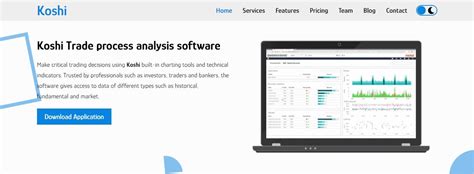 Koshi Software Application Landing Page Template