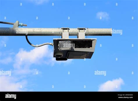 A New York City Congestion Pricing Toll Scanner Equipped With An Infrared Automatic Licence