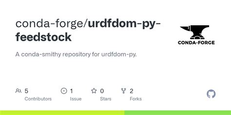 Github Conda Forgeurdfdom Py Feedstock A Conda Smithy Repository