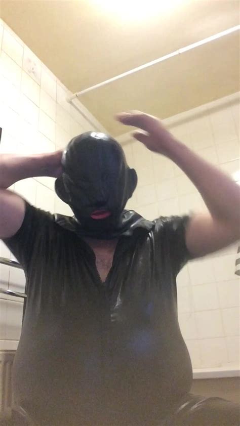 Gimp Suit And Gimp Hood Wank Thisvid Com