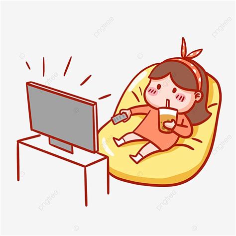 Zhaijia Regarder La Télévision Emoji Pack PNG Regarder La Télévision