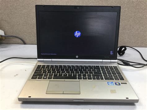 Laptop Hp Elitebook P With Charger Appears To Function