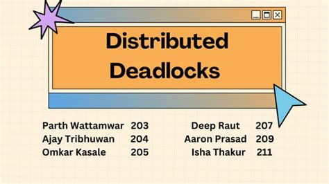 “understanding Distributed Deadlocks Causes Detection Pdf