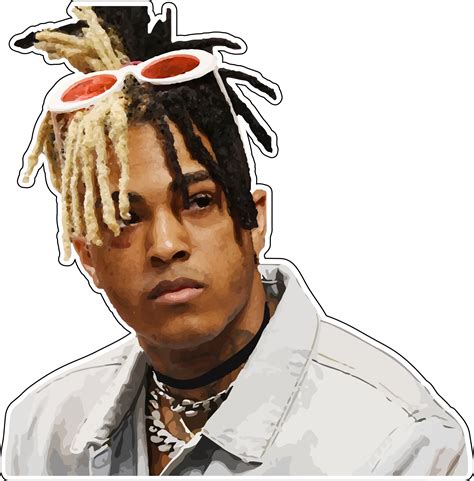 Xxx Tentacion Clout Rap Music Design Print Product Vinyl Sticker