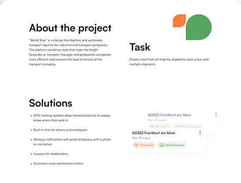 Logistics Dispatch Software Saas Platform On Behance