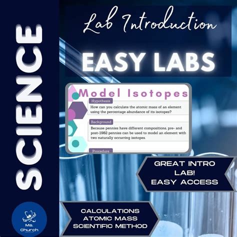 Modelling Isotopes Science Lab Exploring Atomic Mass And The Periodic Table