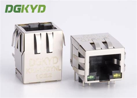 100 Base Telecommunication Rj45 Modular Connector With Internal