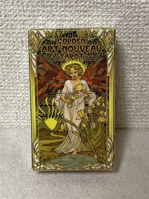 タロットカード Golden Art Nouveau Tarotゴールデン アール ヌーヴォー タロット 海外製 Tface G タグ