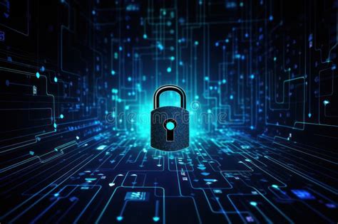 Cyber Security And Data Protection Concept Generative Ai Stock