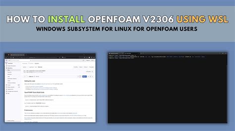 6 How To Install Openfoam V2306 Using Wsl Opensuse 15 5 Youtube