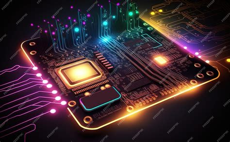 Premium Photo Circuit Board Background Electronic Circuit Board Technology Background