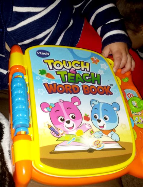 Brag Worthy Christmas VTech Touch Teach Word Book Review Bragging Mommy