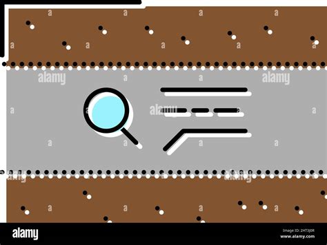 Engineering Survey Pipeline Construction Color Icon Vector Illustration