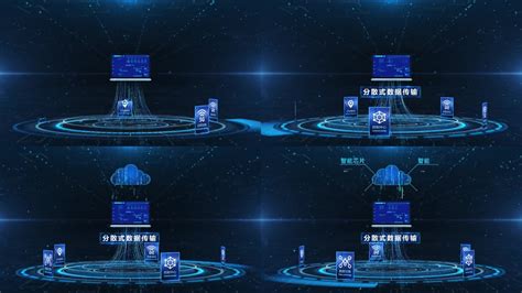 科技架构立体结构图 Ae模板下载