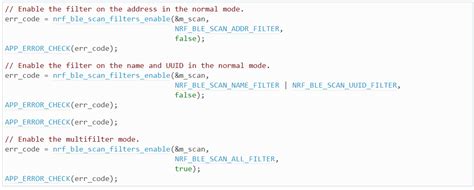 How To Use The Ble Scanning Filters On The Connection Request Jimmyiot