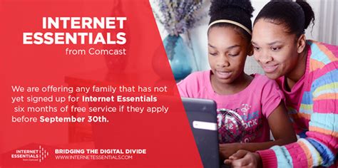 Comcast Extends Internet Essentials Six Months Free Service Promotion Through September Th