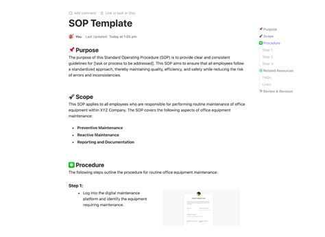 How To Organize Sops Best Practices And Tools Clickup