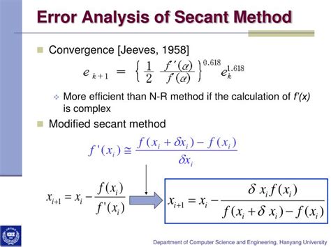 PPT Numerical Analysis Advanced Topics In Root Finding PowerPoint Presentation ID