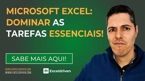Microsoft Excel Dominar As Tarefas Essenciais
