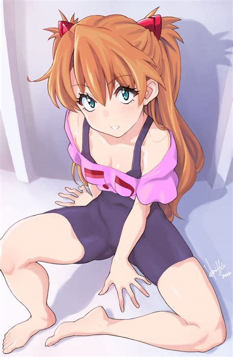 Souryuu Asuka Langley Neon Genesis Evangelion Drawn By Hori Shin