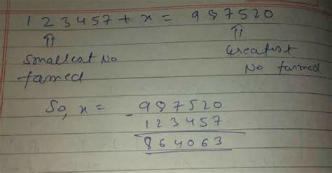 Find The Sum Of The Greatest And The Least Number That Can Be Formed