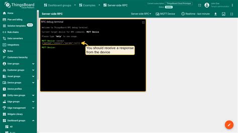 mqtt device api reference thingsboard云服务