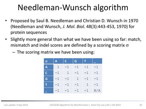 Ppt Lecture 2 Optimal Sequence Alignment Powerpoint Presentation Free Download Id6202626