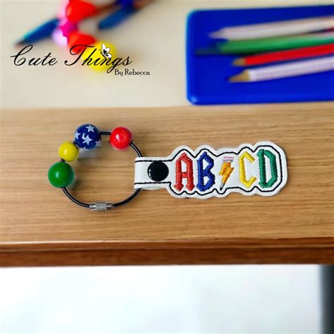Abcd Snap Tab Cute Things By Rebecca Embroidery