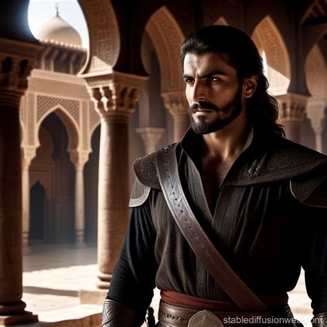 Melancholic Ottoman Assassin In Temple Stable Diffusion 在线